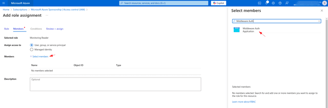 Configure Middleware Integration for Microsoft Azure